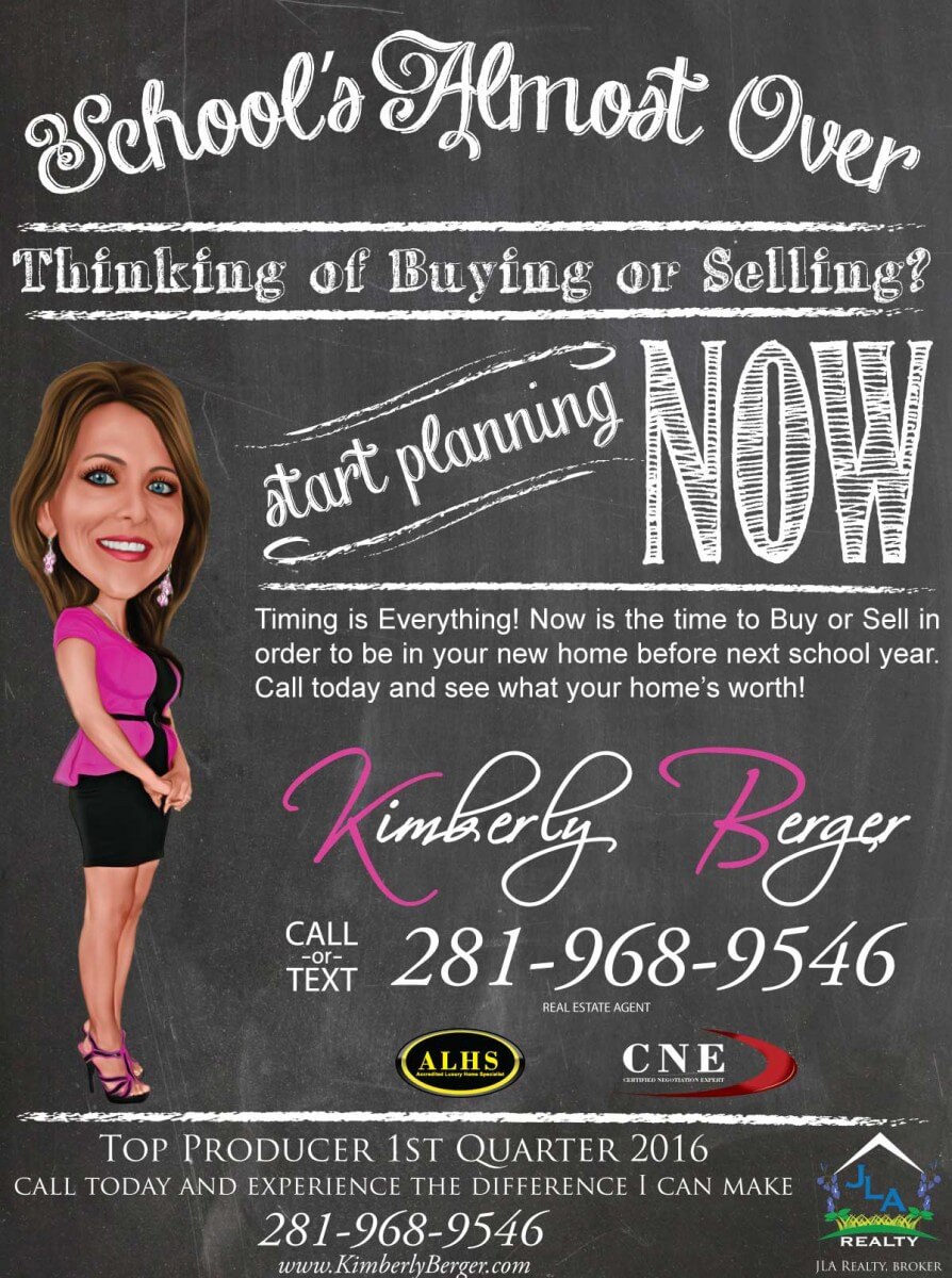 Summers Here, Start Planning your next move now - Kimberly Berger Realtor